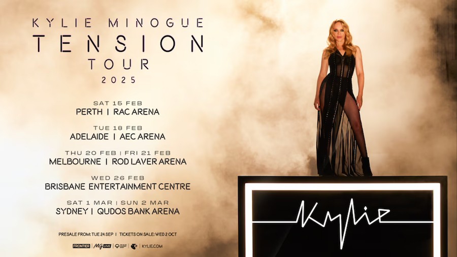 KYLIE announces highly anticipated 'Tension Tour' for 2025 and new ...